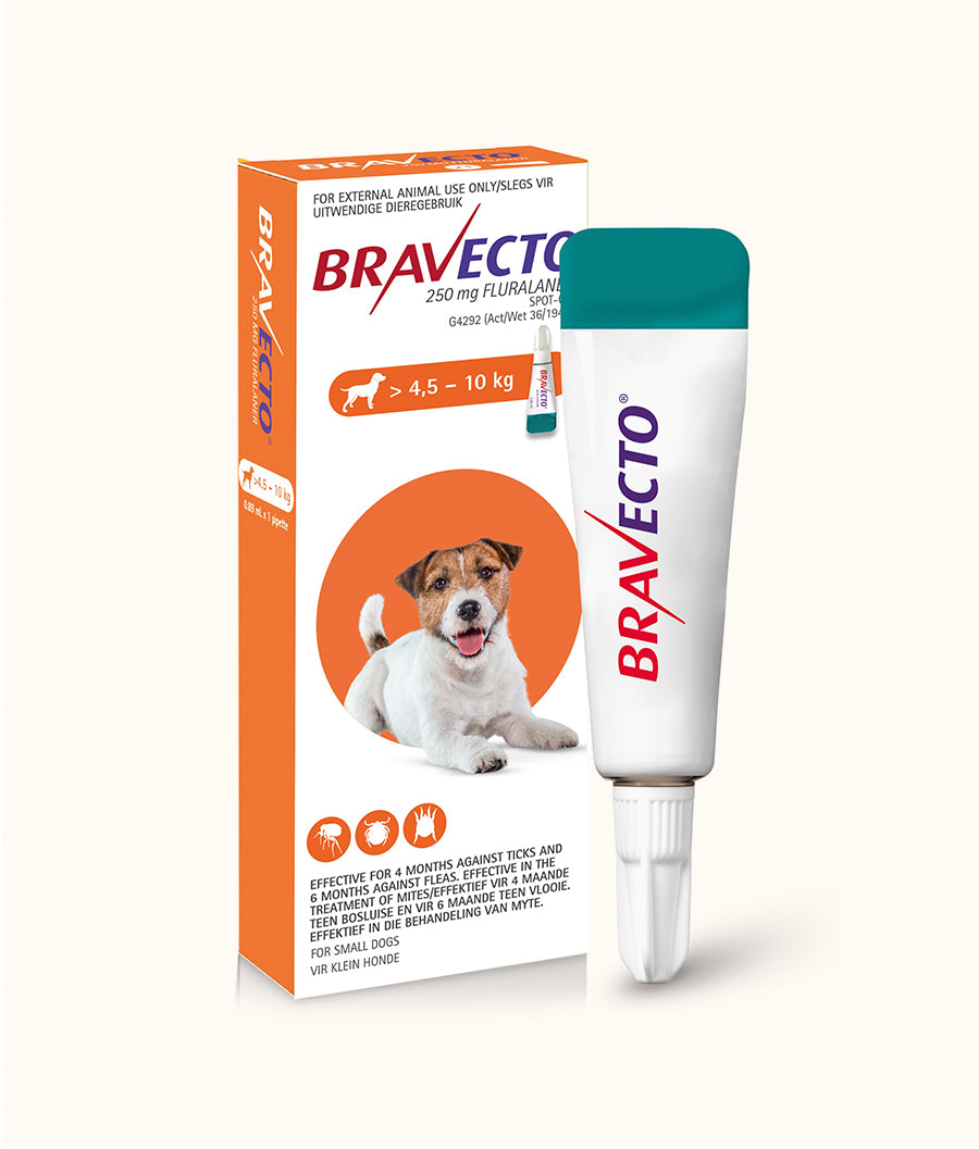 Bravecto Spot-On for Small Dogs (4.5kg-10kg) – Dashing Pets